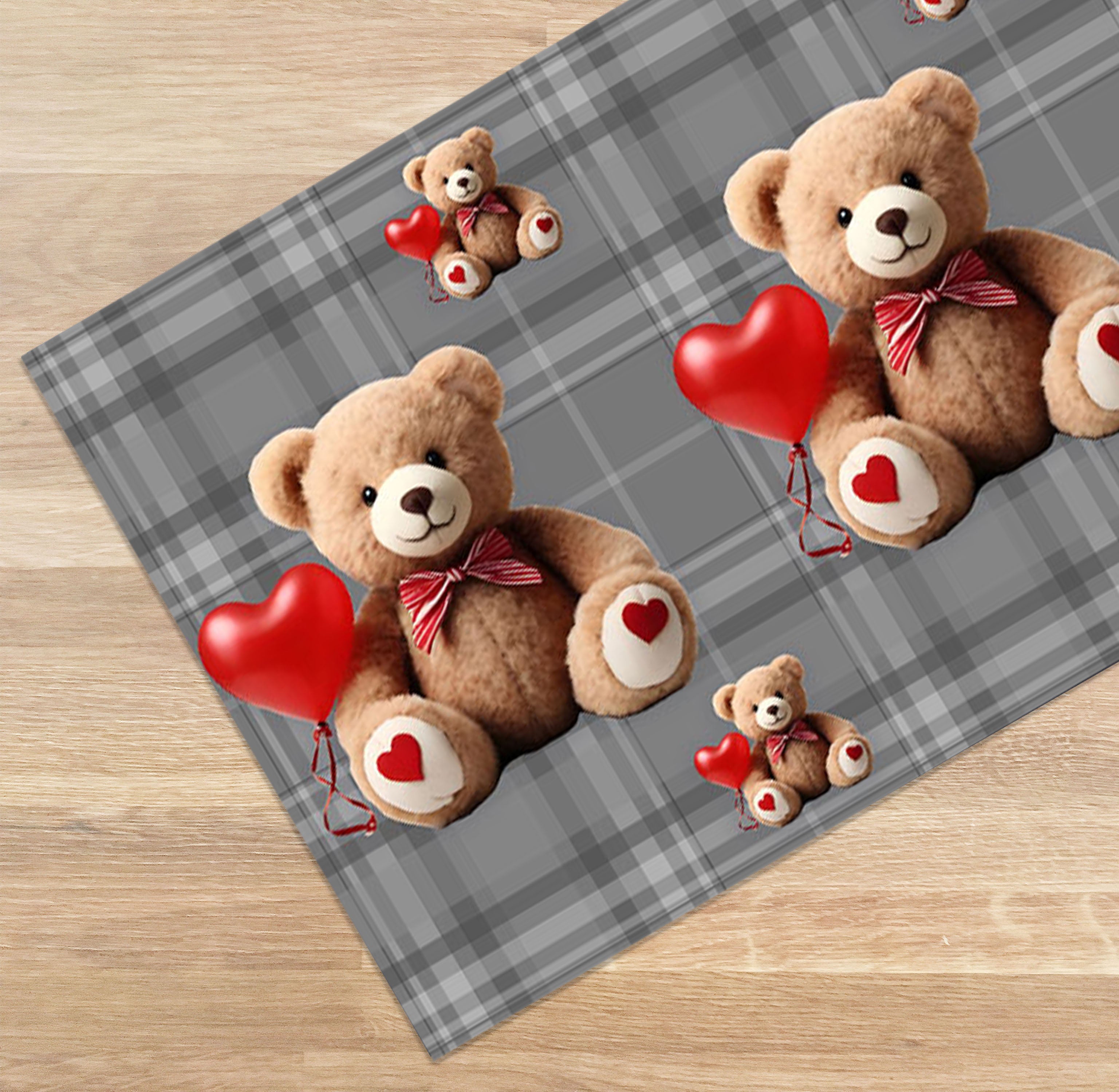 Passatoia Cucina Disegno Teddy 4 Grigio – Tappetik